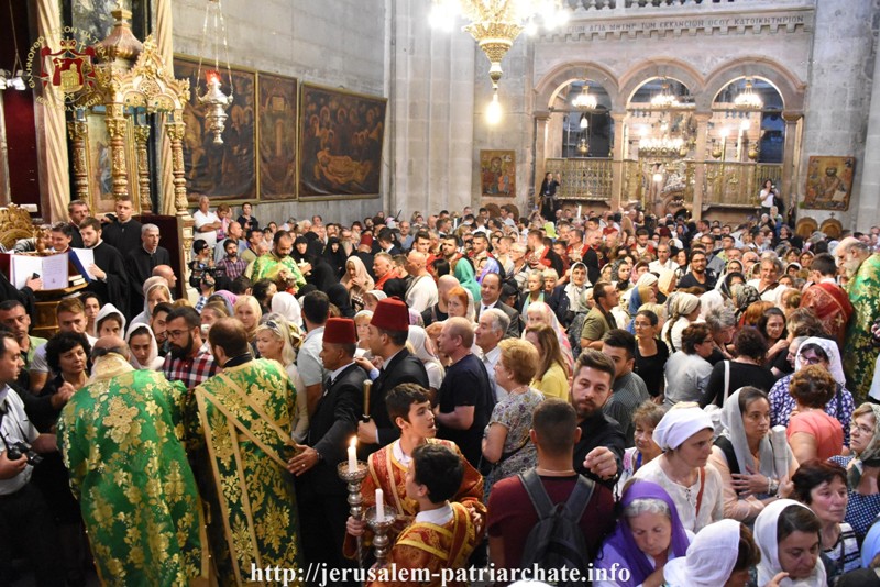 Η ΕΟΡΤΗ ΤΗΣ ΥΨΩΣΕΩΣ ΤΟΥ ΤΙΜΙΟΥ ΣΤΑΥΡΟΥ ΕΙΣ ΤΟ ΠΑΤΡΙΑΡΧΕΙΟΝ ...