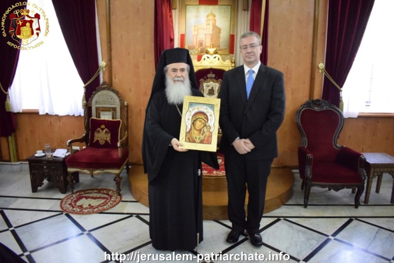 Ο ΝΕΟΣ ΓΕΝΙΚΟΣ ΠΡΟΞΕΝΟΣ ΤΗΣ ΕΛΛΑΔΟΣ ΕΙΣ ΤΑ ΙΕΡΟΣΟΛΥΜΑ ΕΠΙΣΚΕΠΤΕΤΑΙ ΤΟ ...